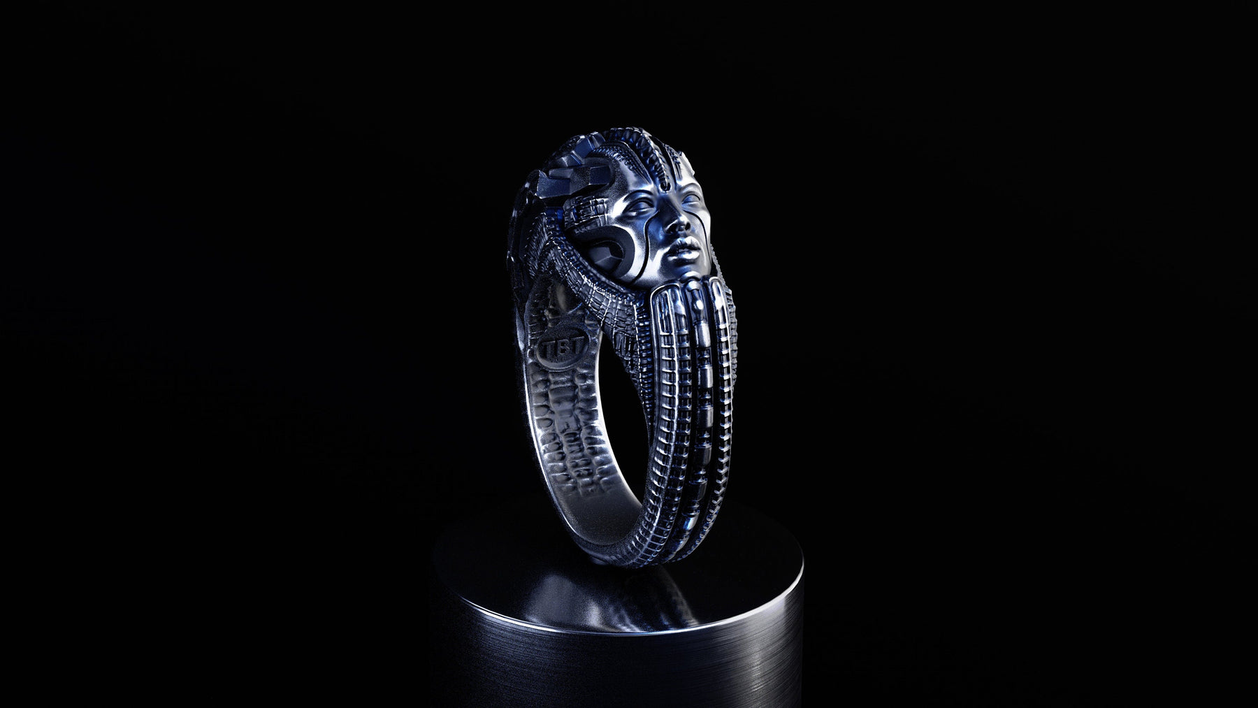 Sci-Fi Space Ring | Xenomorph Ring | Alien Ring | Cyberpunk Jewelry